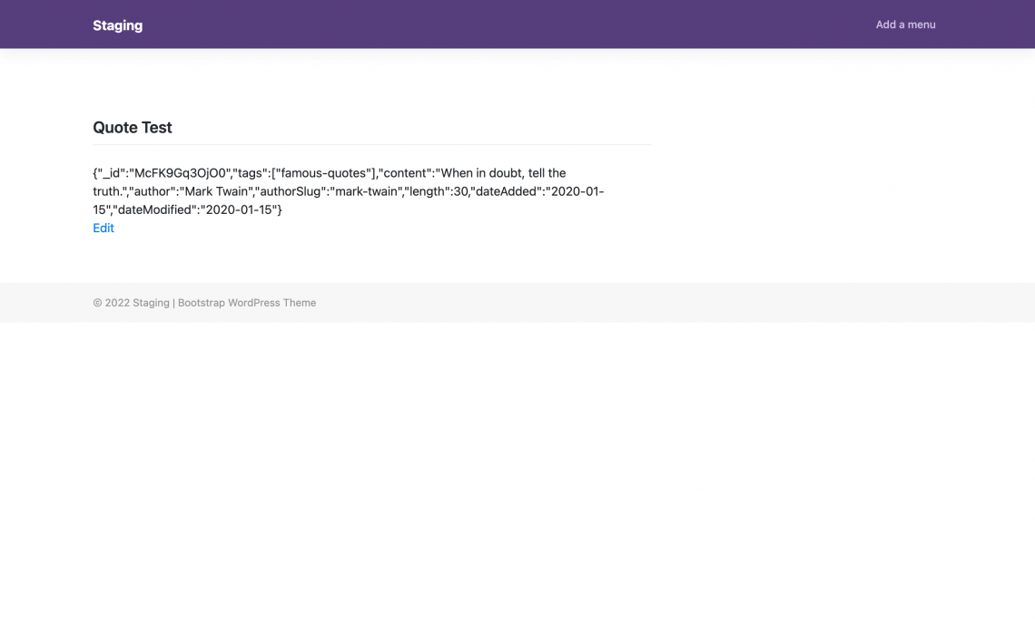 Step by Step Example - WPGetAPI