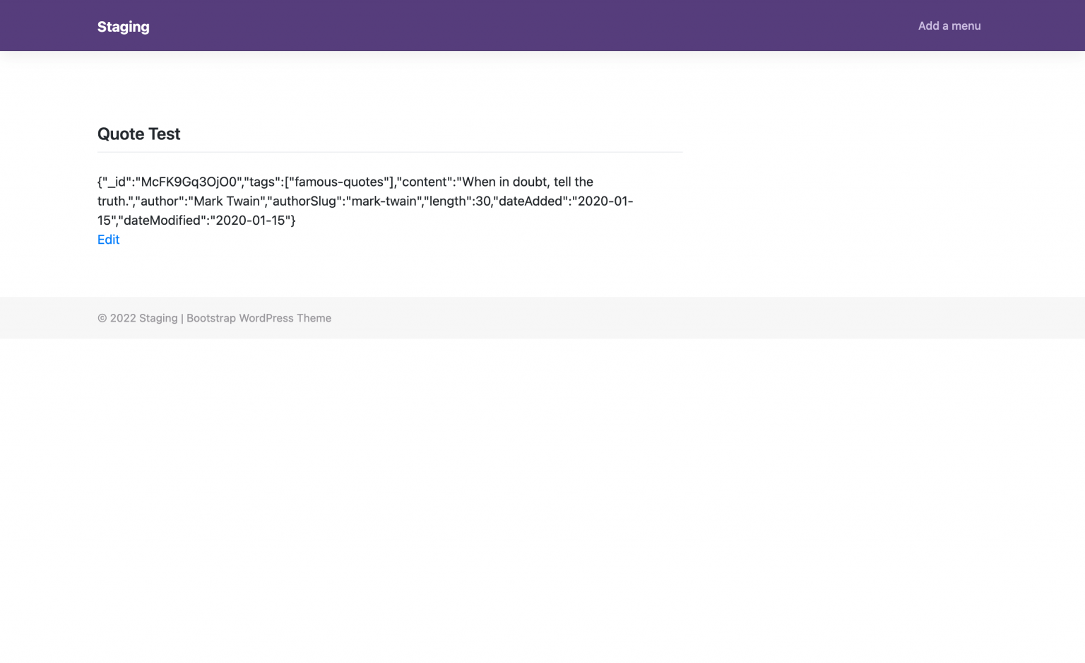 Quick Start Guide - WPGetAPI