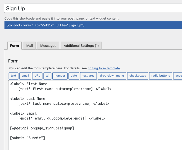 Send Contact Form 7 data to API - WPGetAPI