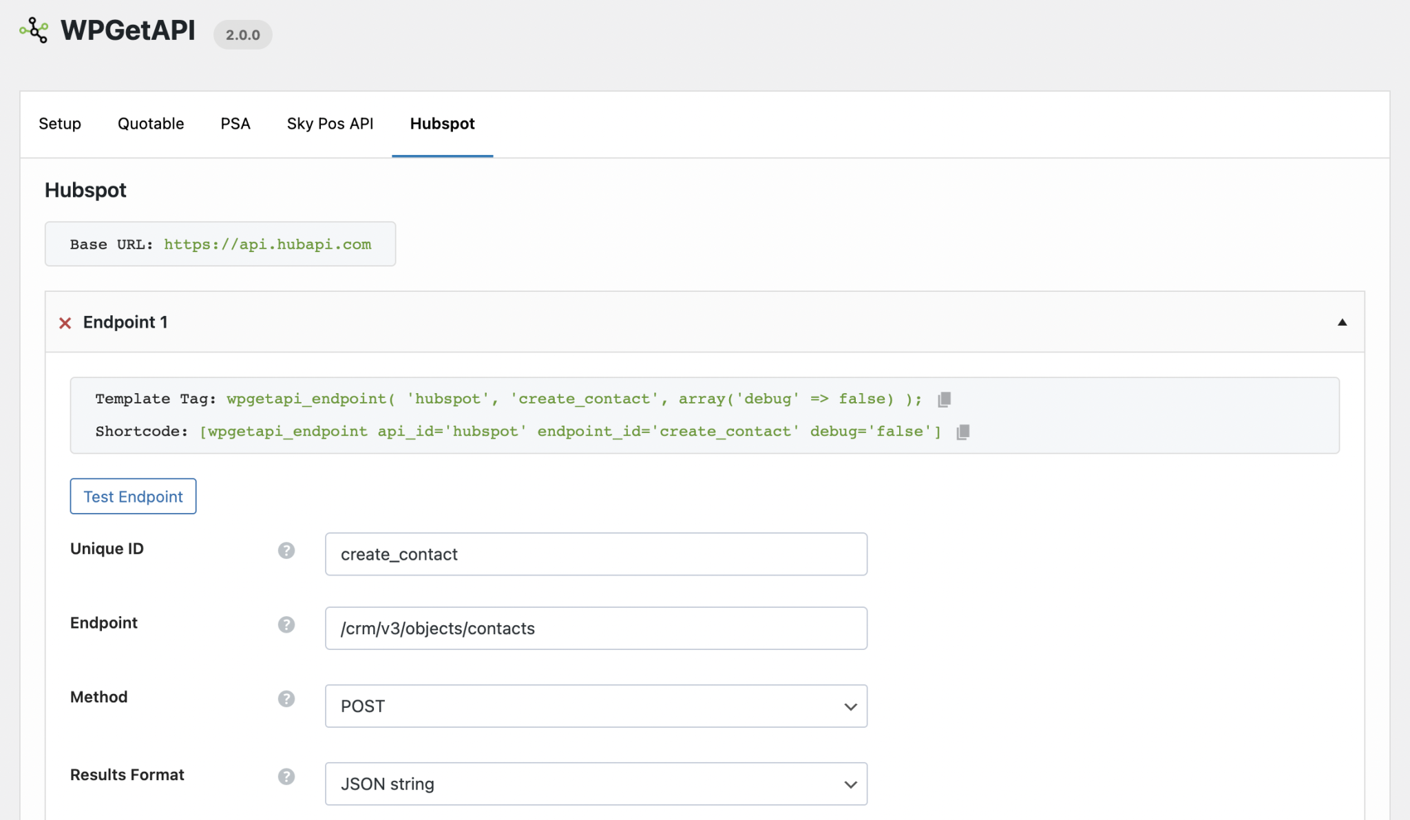Gravity Forms to API | WPGetAPI