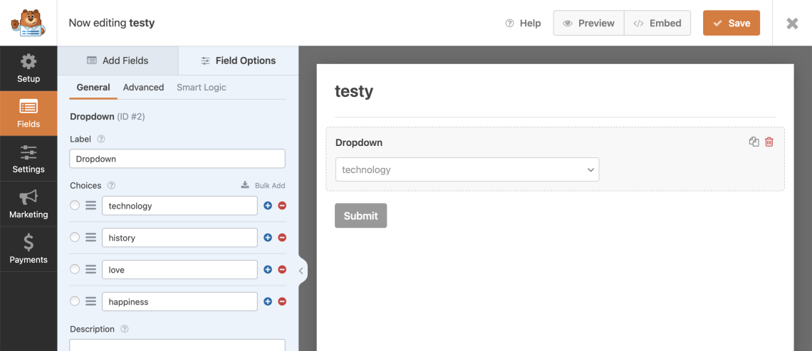 Connect WPForms to API - WPGetAPI