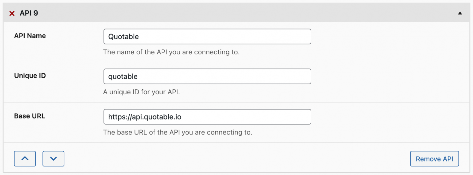 Connect wpDataTables to API - WPGetAPI