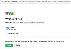 Grant Type - Authorization Code - WPGetAPI