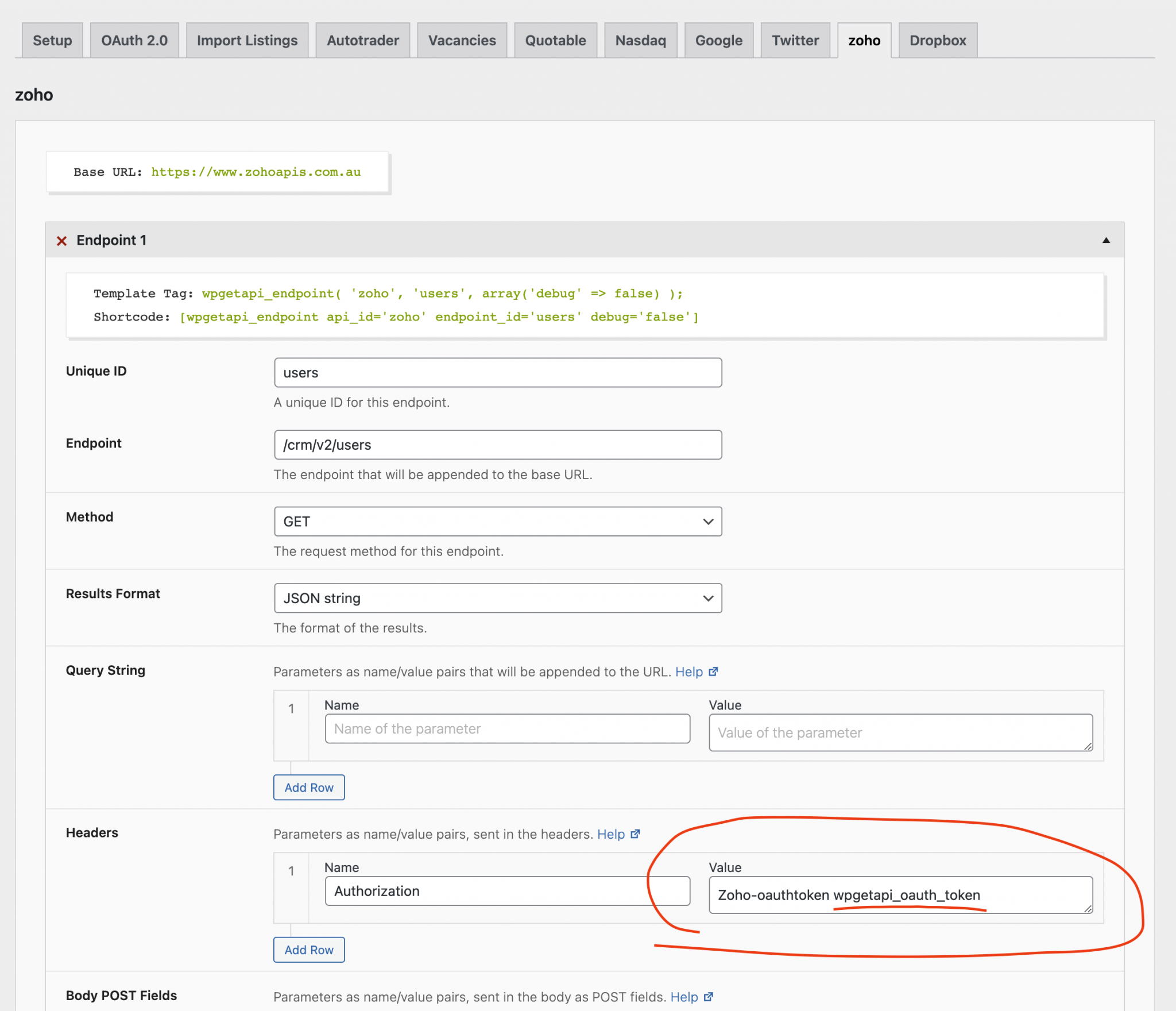 Grant Type – Authorization Code | WPGetAPI