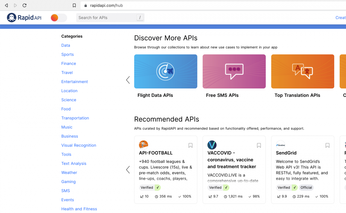 Connect RapidAPI to WordPress - WPGetAPI