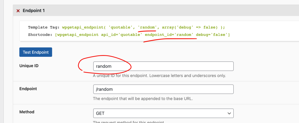 Endpoint Page | WPGetAPI