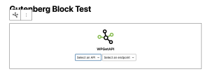 Gutenberg Block - WPGetAPI