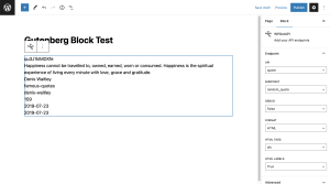 Gutenberg Block - WPGetAPI