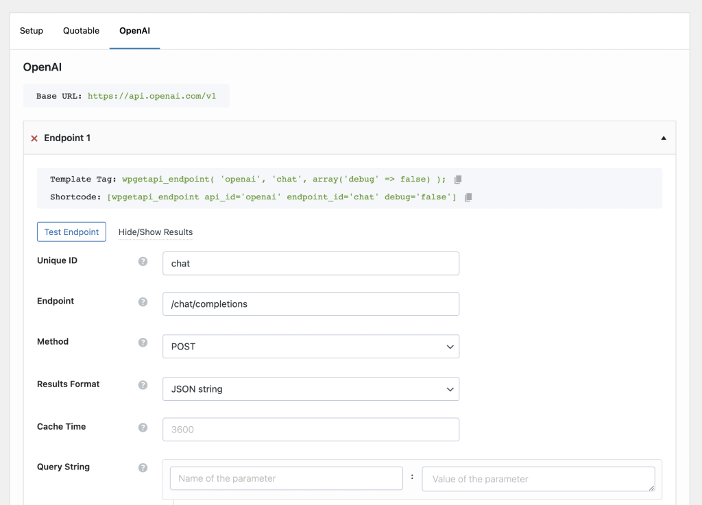Connect WordPress to OpenAI | WPGetAPI