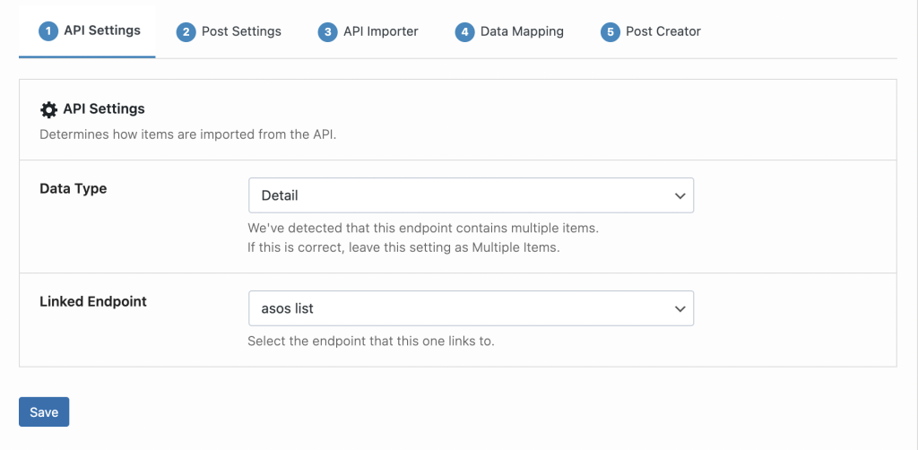 Multiple Endpoints - WPGetAPI