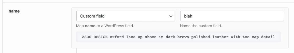 Mapping Fields – WPGetAPI